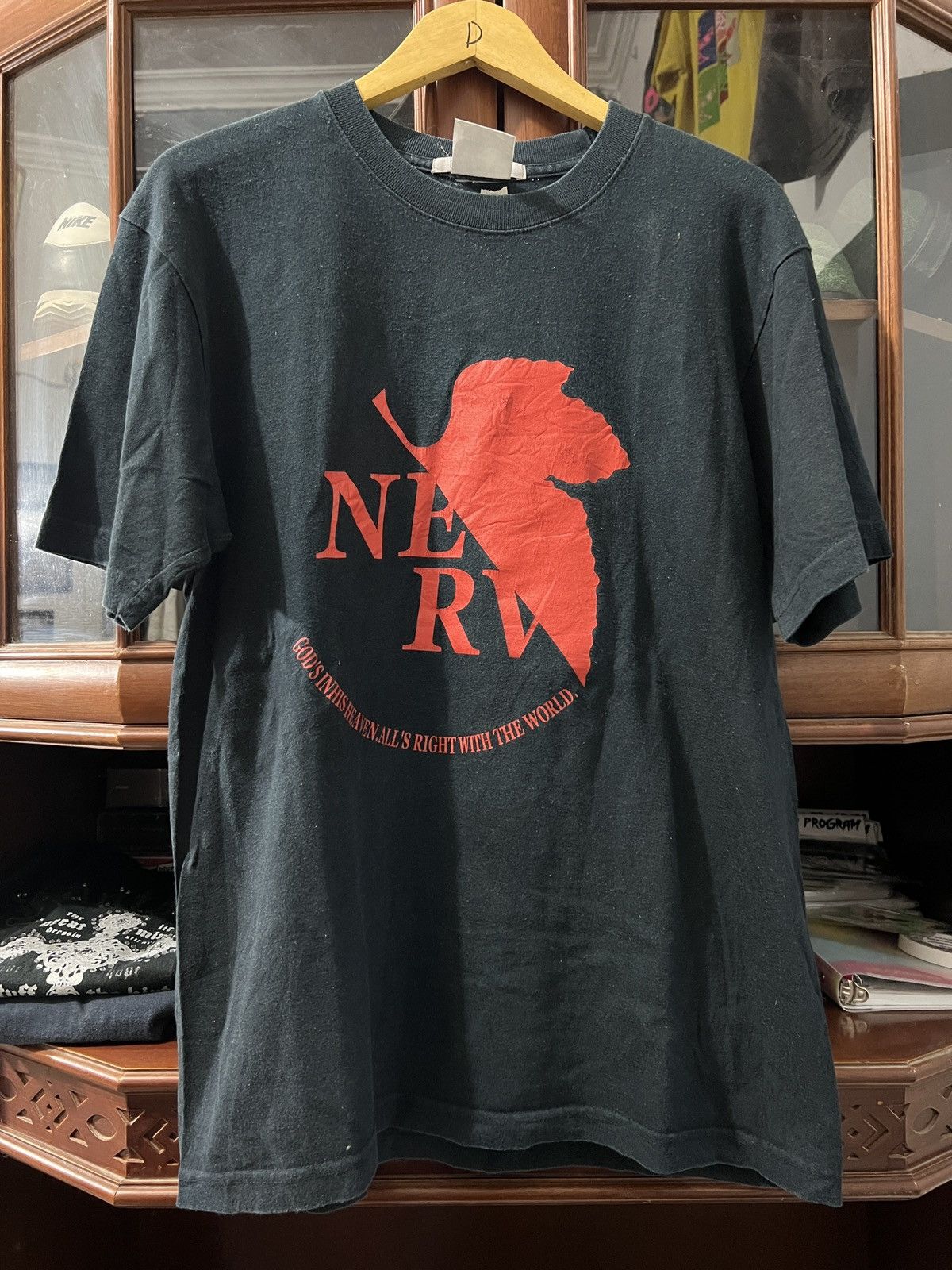 Vintage Neon genesis evangelion nerv vintage anime limited tee shirt ...