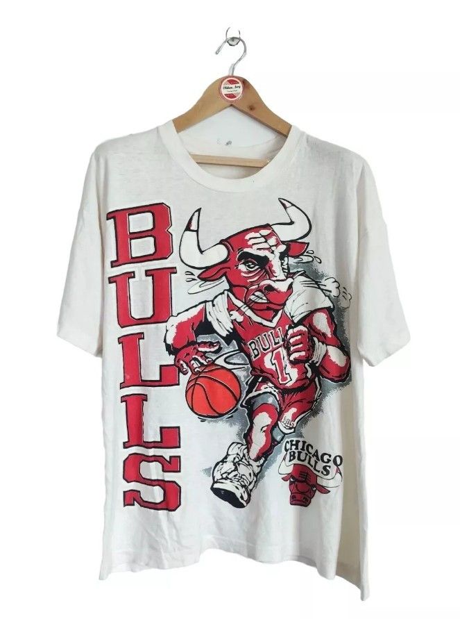 Vintage Rare Vintage Chicago Bulls Mascot 90s EU T-shirts | Grailed