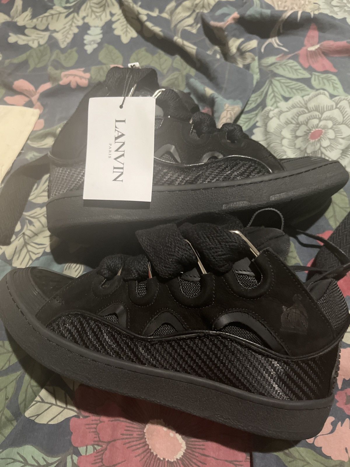 Lanvin Black lanvins curb sneakers | Grailed