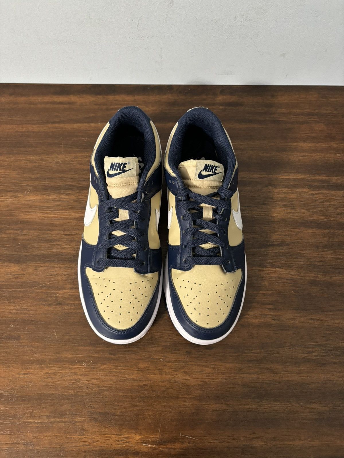 Nike Nike Dunk Low Next Nature Midnight Navy Gold | Grailed