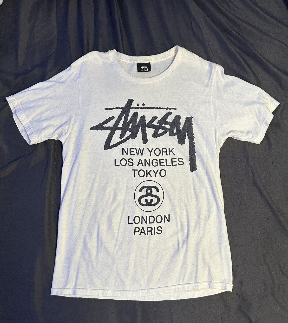 Stussy Vintage Stussy T-Shirt New York Los Angeles Tokyo London | Grailed