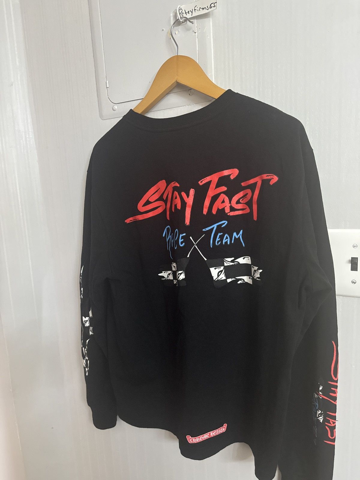 Chrome Hearts Chrome Hearts Matty Boy Stay Fast Long Sleeve Sz Large ...