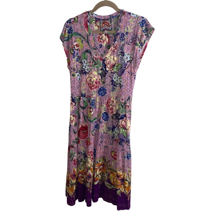 Johnny Was Johnny Was Dress Size Extra Small Purple Multi Topiary | Grailed