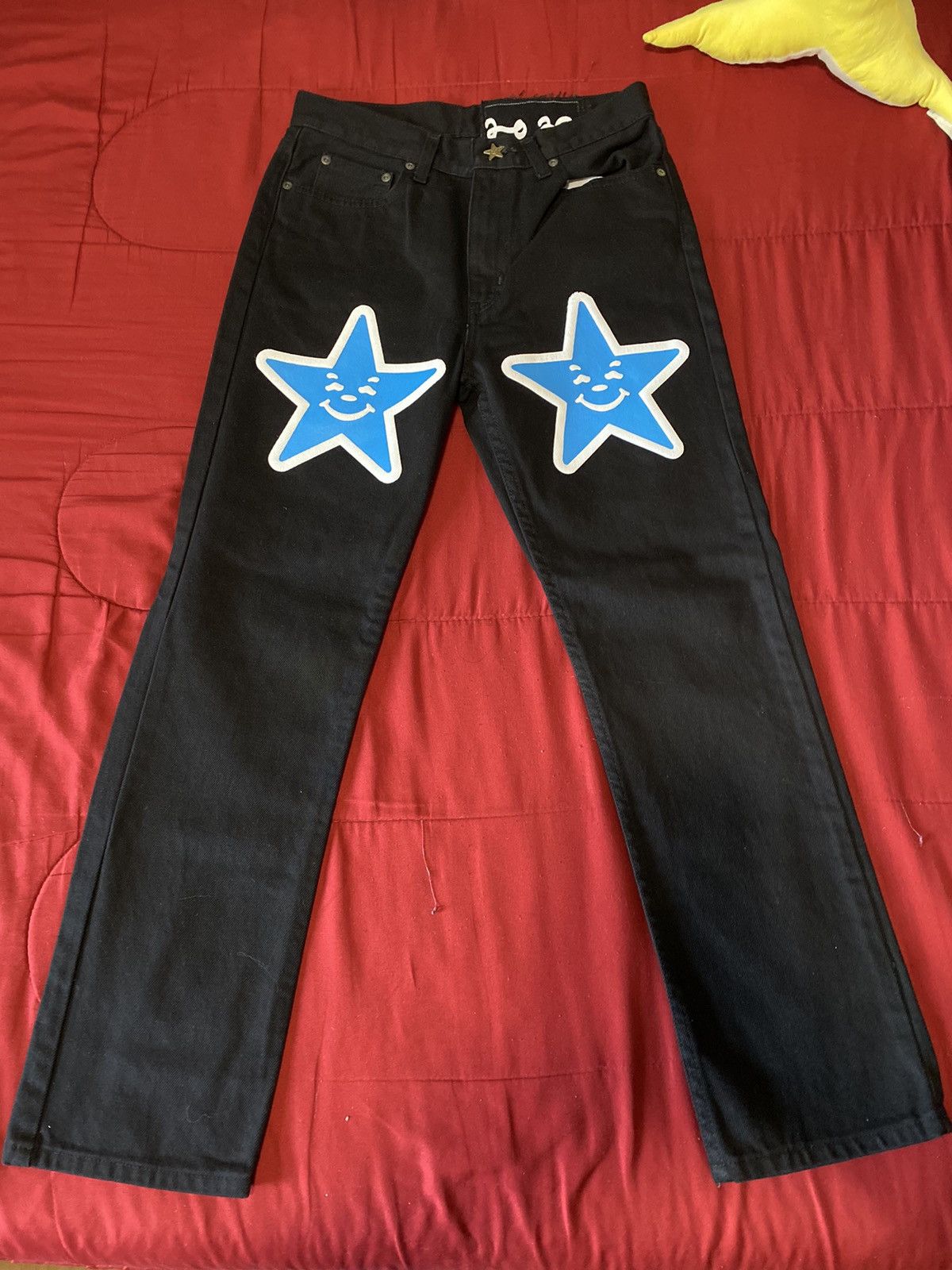 Asspizza Asspizza Pop Up Exclusive Star Denim Jeans Blue 2023 | Grailed