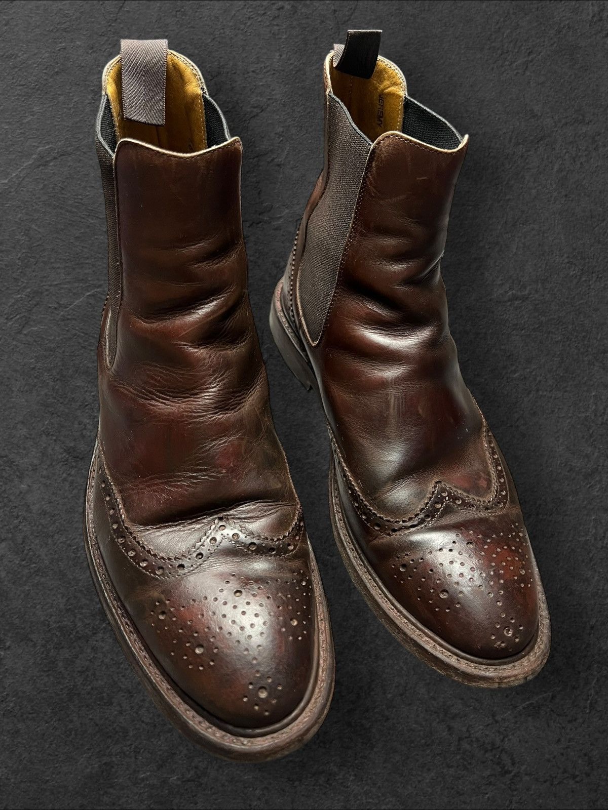 R.M. Williams × Vintage Cordwainer leather chelsea boots | Grailed