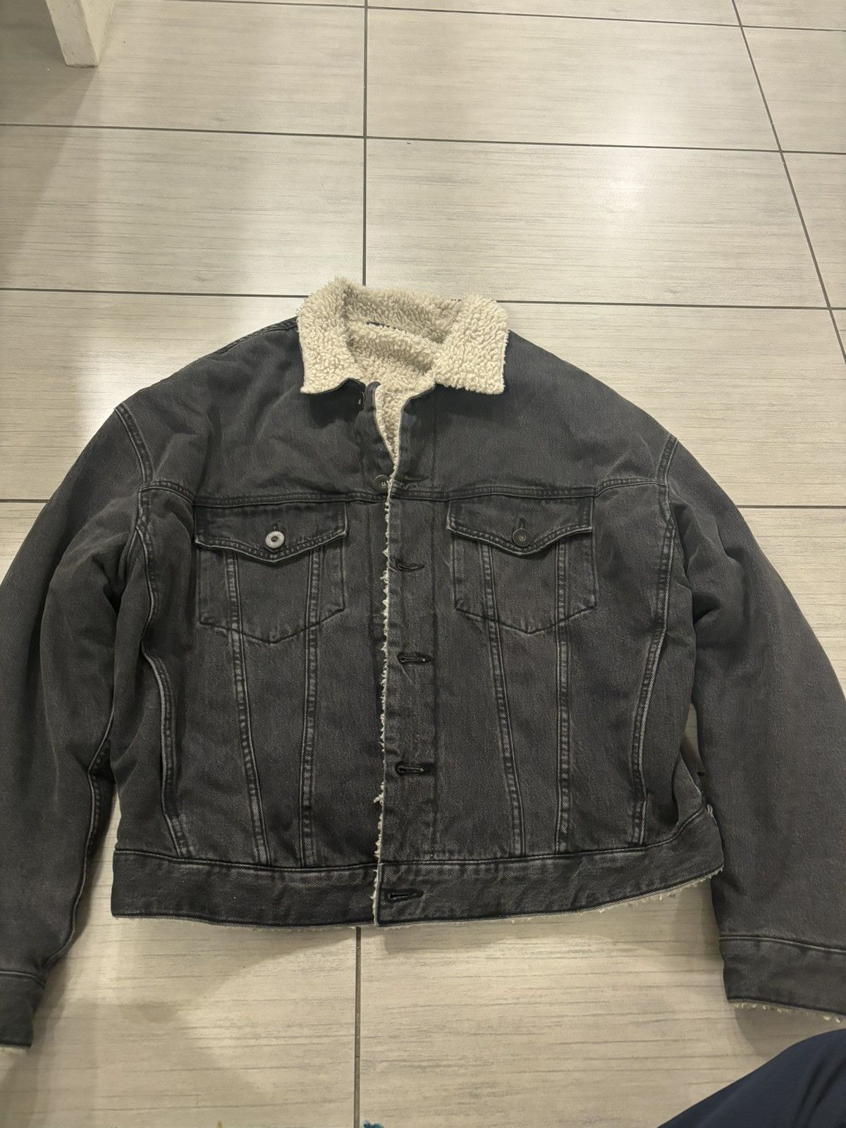 Yeezy Season *MSG ME TO OFFER* YZY SZN 5 WASHED DENIM JACKET | Grailed