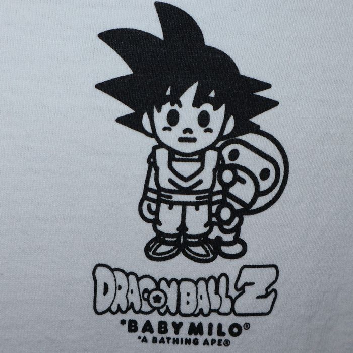 Bape Bape x Dragon Ball Z Frieza Goku Super Saiyan Baby Milo Tee | Grailed