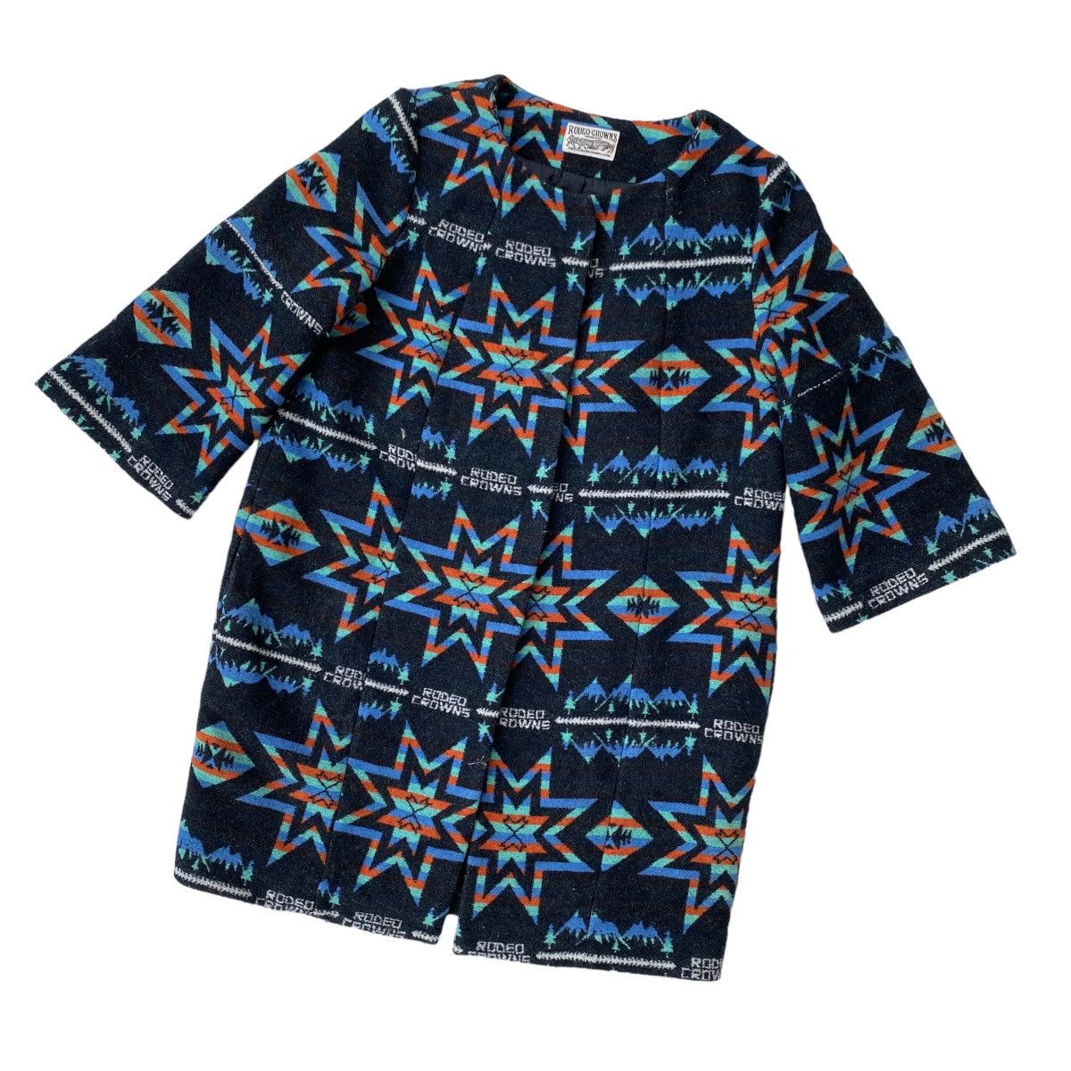 Japanese Brand × Native Rodeo Crowns Native Pattern Coat | Grailed