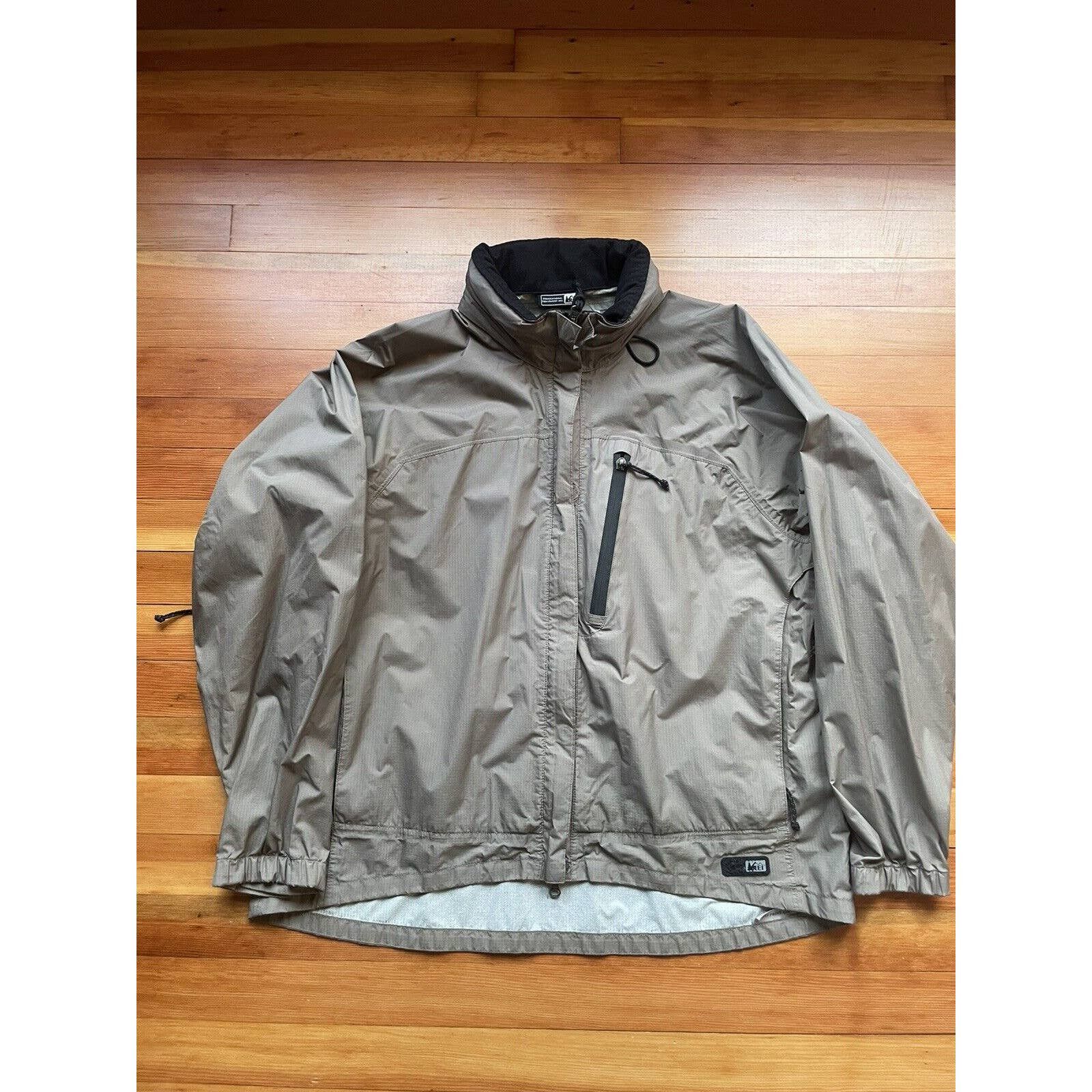 Rei Gorpcore REI E1 Elements Crop Fit Boxy Rain Jacket Large | Grailed