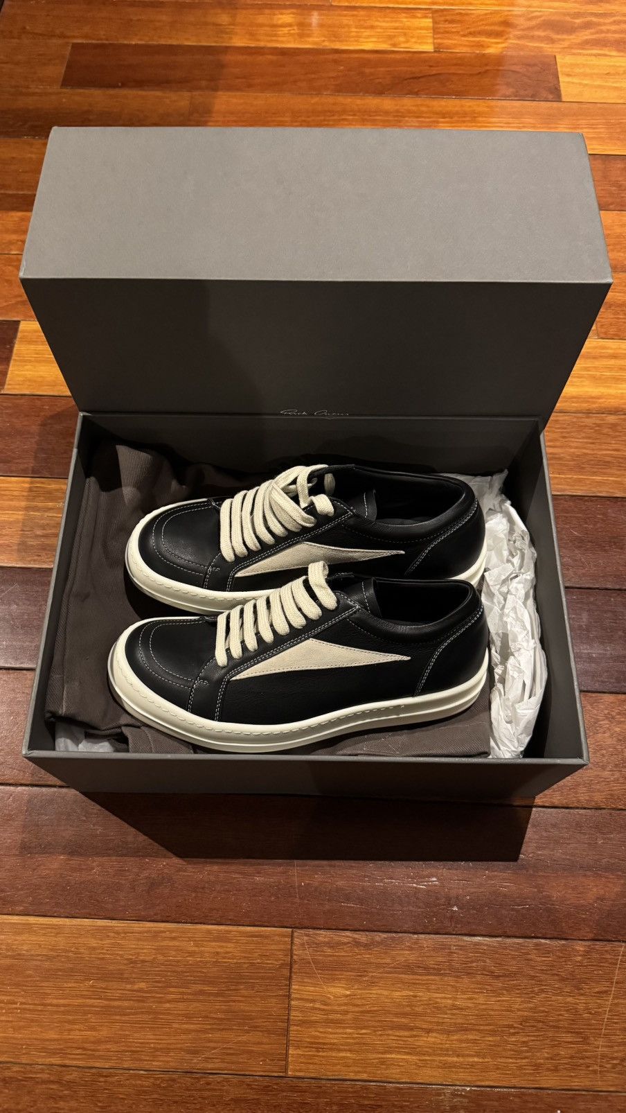 Rick Owens Rick Owens Vans Leather Vintage Sneakers Mainline | Grailed