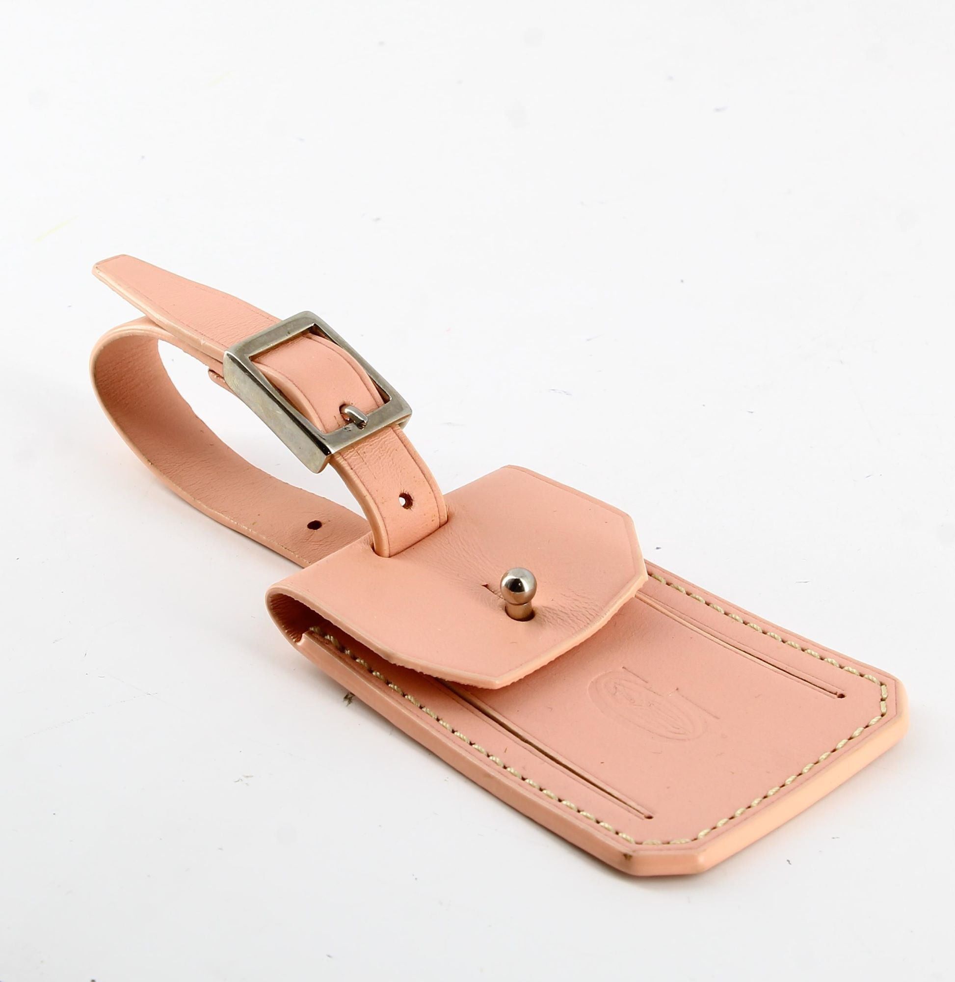 Goyard Goyard Pink Leather Name Tag | Grailed