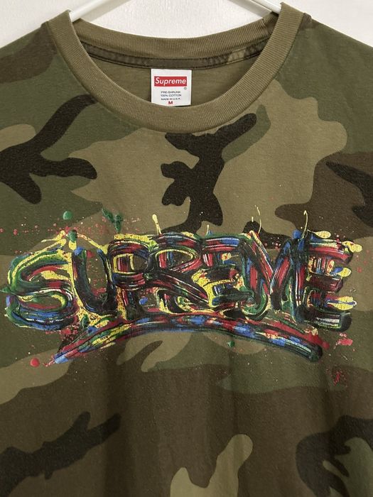 Supreme Supreme Paint Logo Tee | Grailed