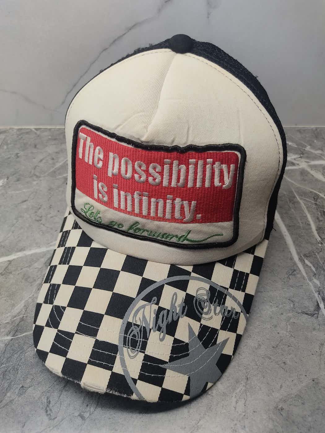 Vintage The Possibility Is Infinity Distressed Style Trucker Hat | Grailed