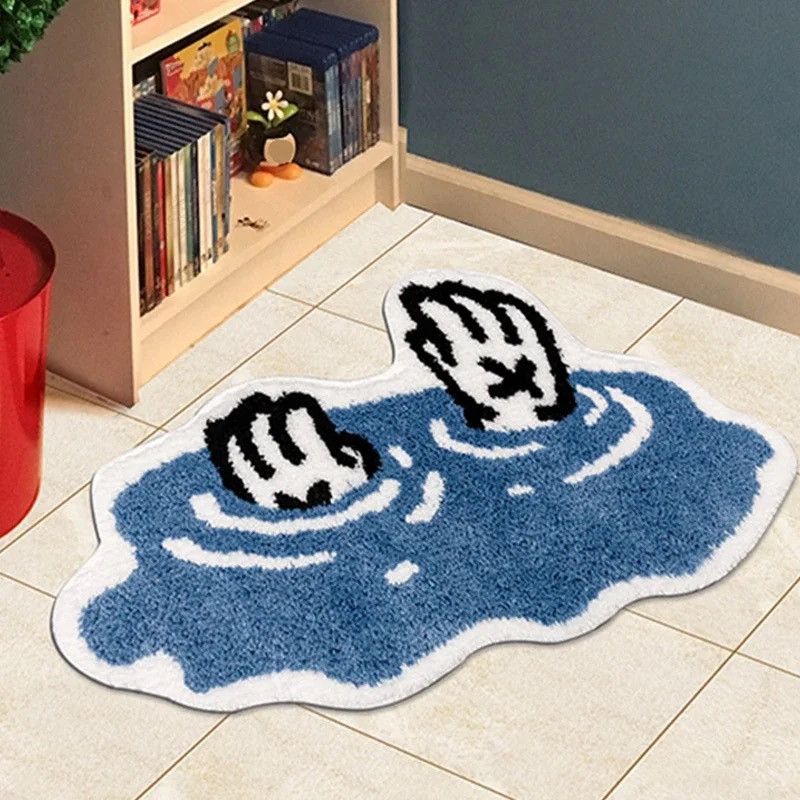Vintage Falling Carpet Cartoon Funny Pattern Rug (60x120cm) | Grailed