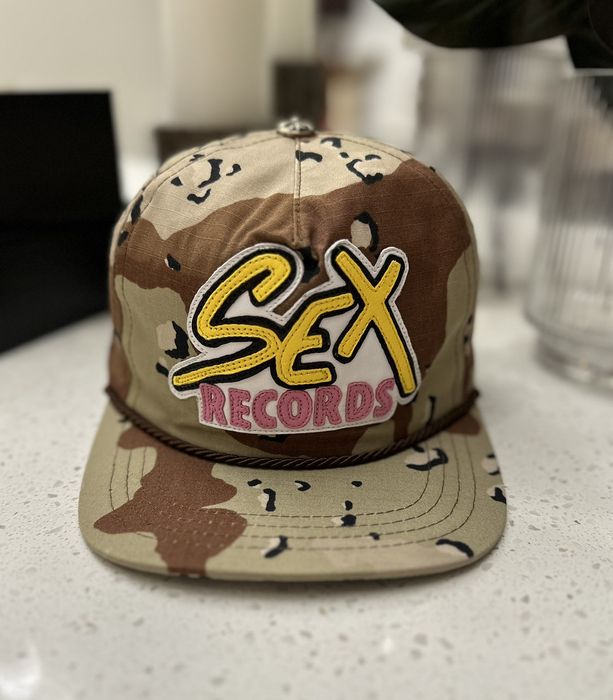 Chrome Hearts Chrome Hearts x Matty Boy Sex Records Camouflage Hat | Grailed