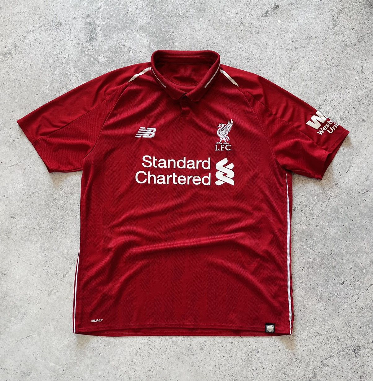 New Balance New Balance Liverpool 2018/19 Henderson #14 Soccer Jersey ...
