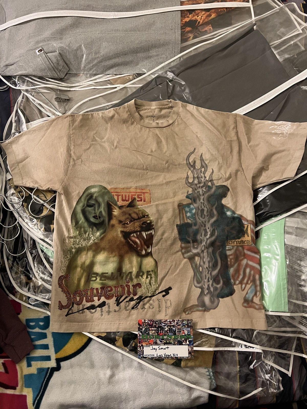 Travis Scott Travis Scott Were Wolf T Shirt ComplexCon 2024 Las Vegas ...