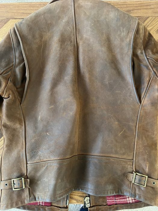 Schott Schott Leather Jacket - “Storm” Heavyweight Oiled Nubuck | Grailed