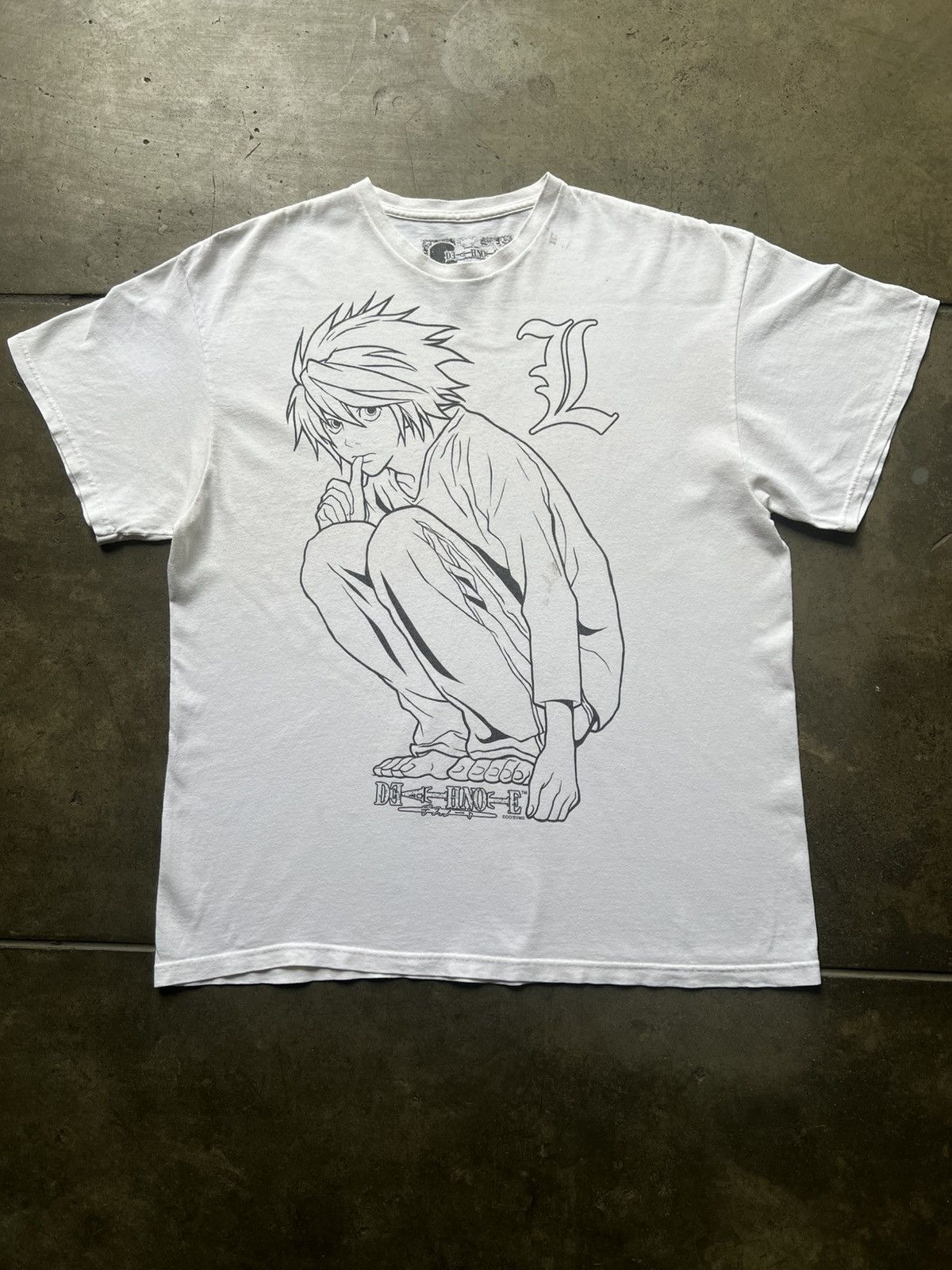 Vintage ‘00s Death Note L Anime Tee Shirt Akira Evangelion Lain | Grailed