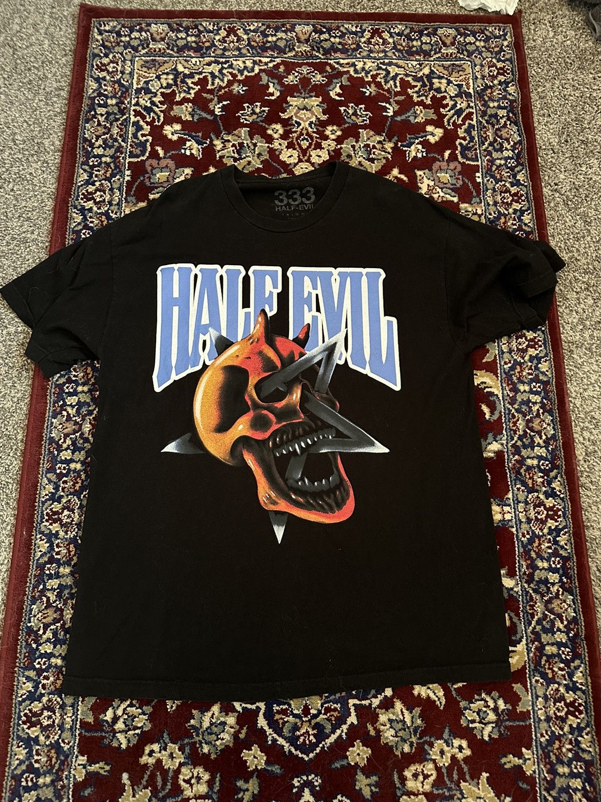 Half Evil Half Evil Skull Tee | Grailed