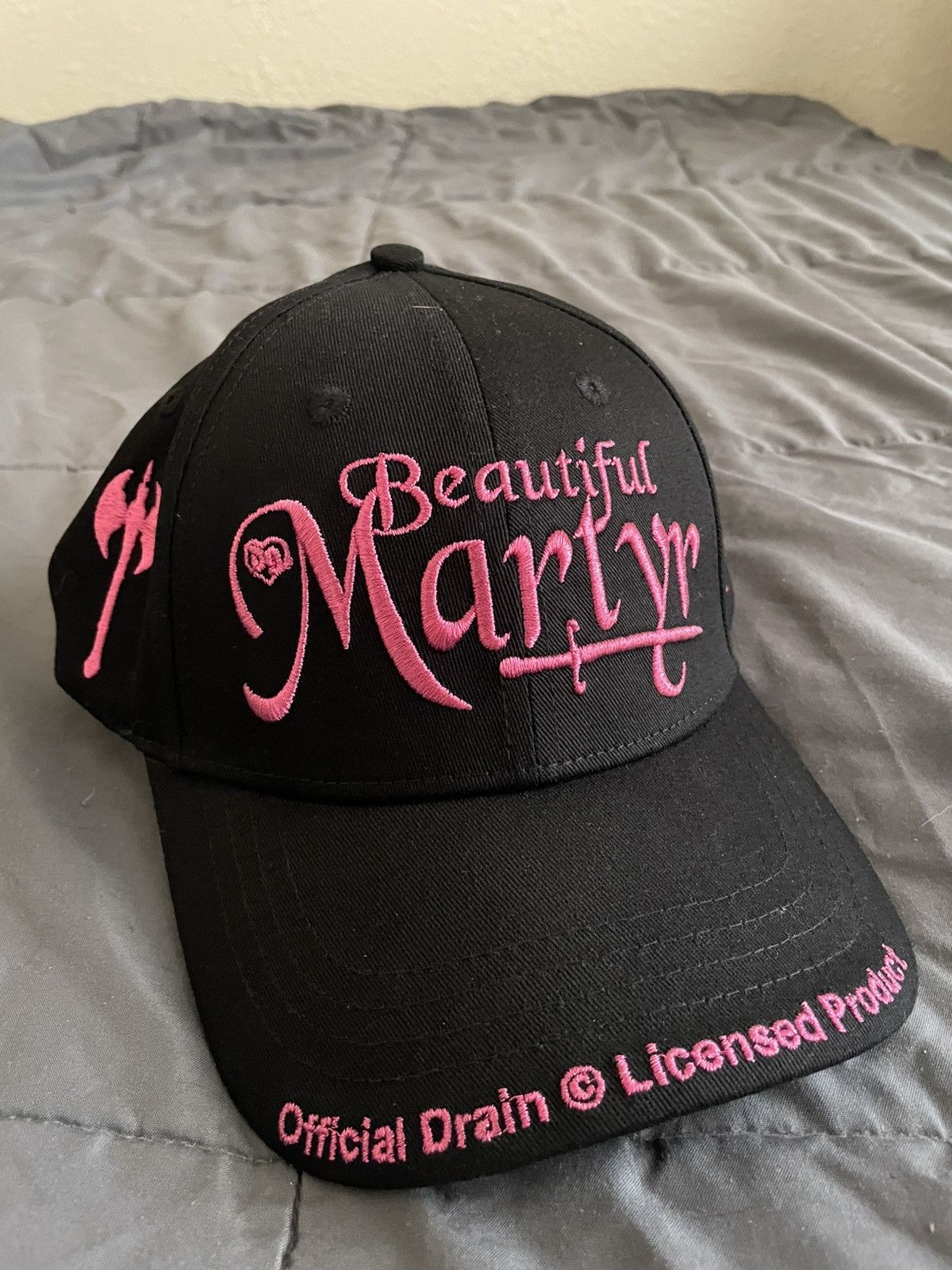 Drain Gang × Sad Boys Bladee Beautiful Martyr 2025 Official Drain hat ...