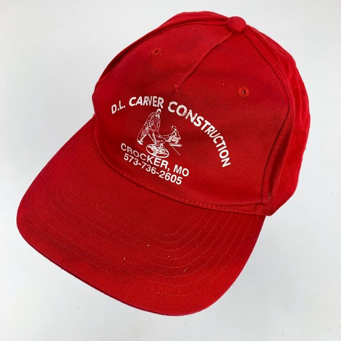 Bally DL Carver Construction Crocker Missouri Ball Cap Hat Snapback ...