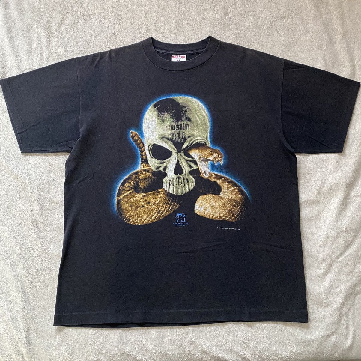 Vintage × WWE × WWF 🔥Vintage 1998 Stone Cold Steve Austin Snake skull ...