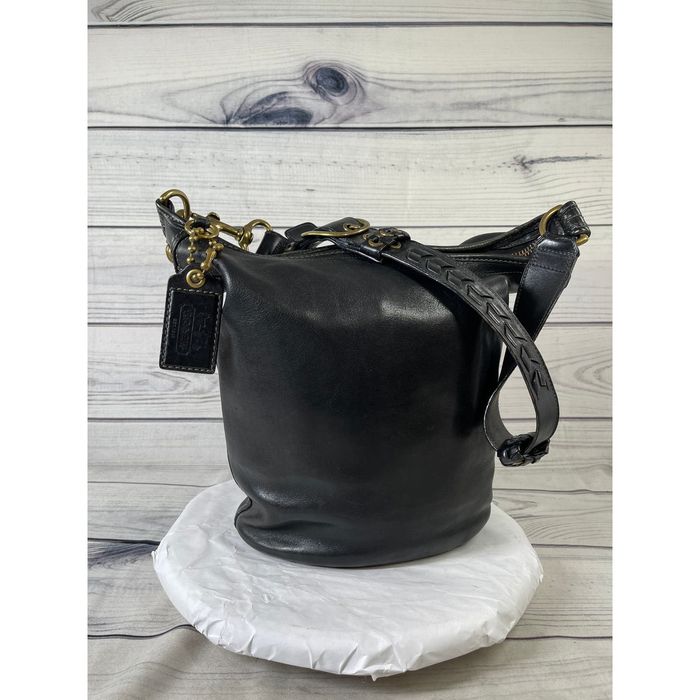 Coach COACH Bleecker Large Leather Duffle Black XL Shoulder Bag | Grailed