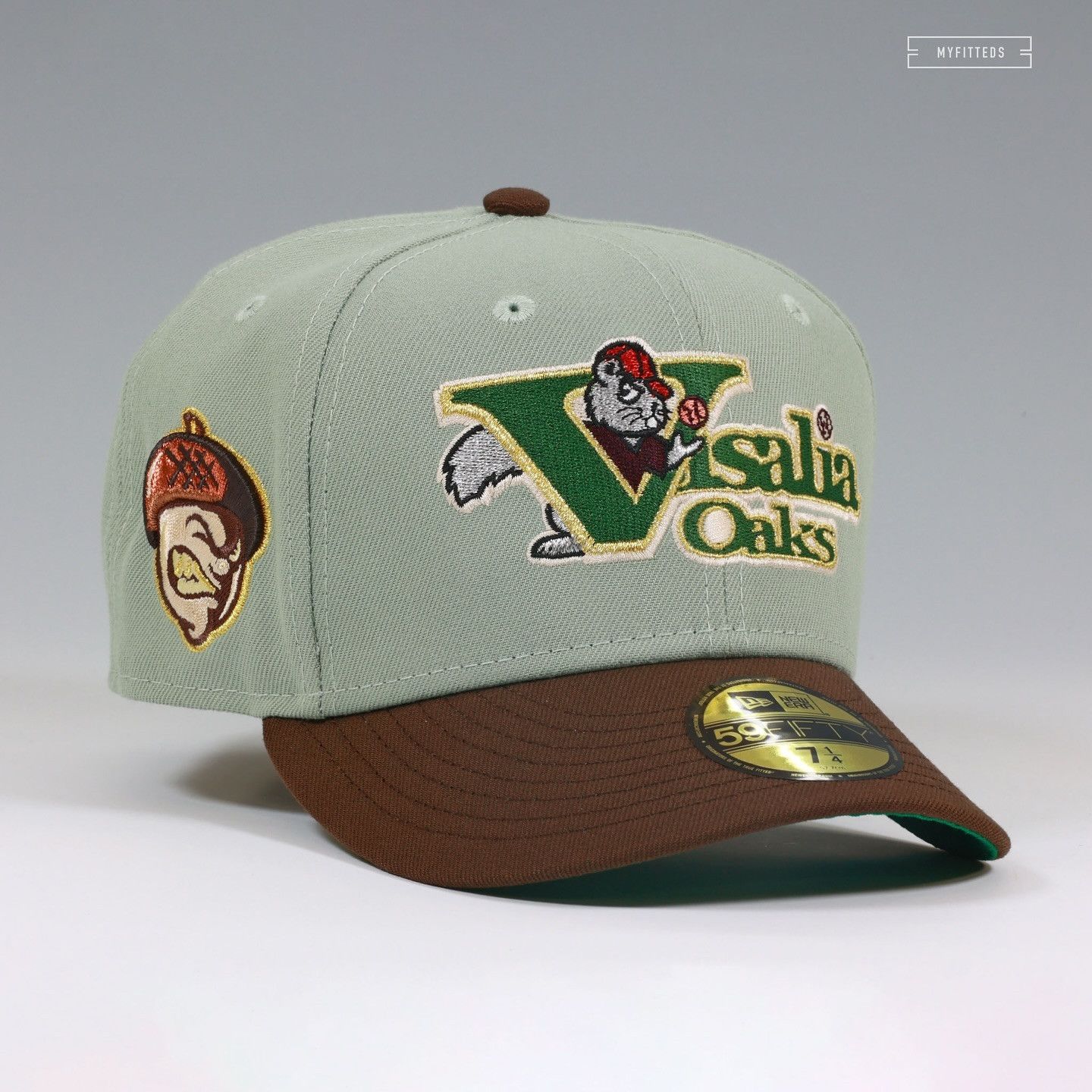 Hat Club × MyFitteds × New Era VISALIA OAKS MINOR LEAGUE BASEBALL NEW ...