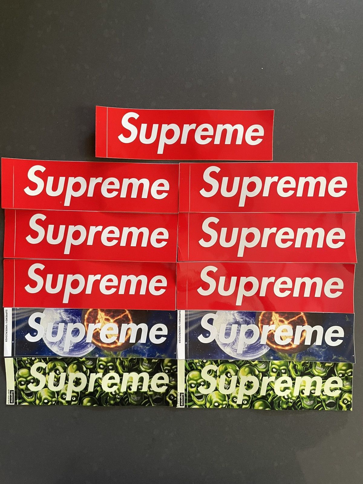 Supreme Supreme Box Logo Stickers (Skull Pile +Undercover) | Grailed