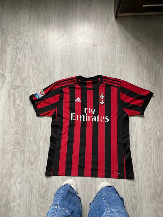 Vintage VINTAGE BLOKE CORE AC MILAN SOCCER JERSEY | Grailed