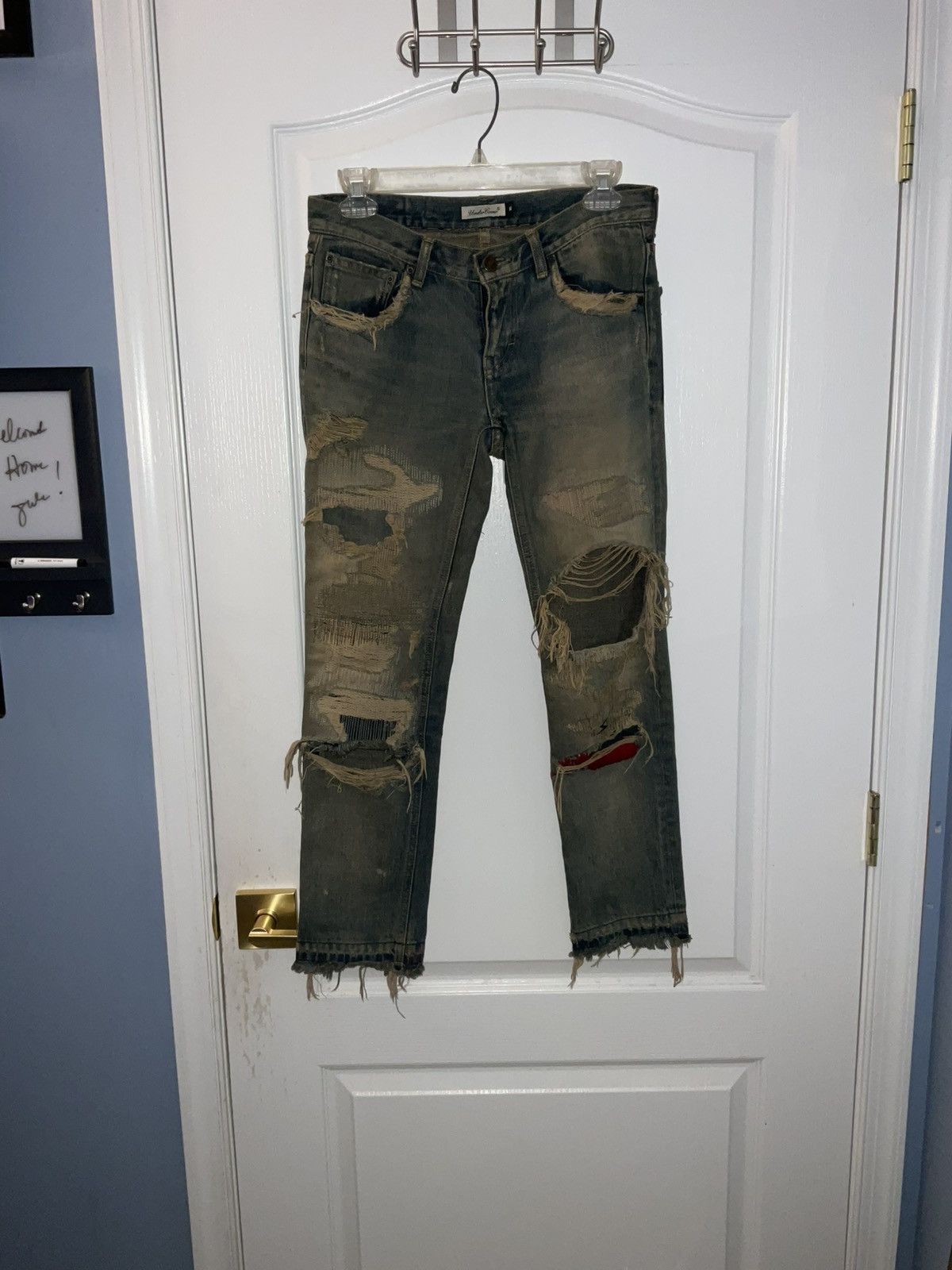 Undercover Undercover 68 Red Yarm Denim | Grailed