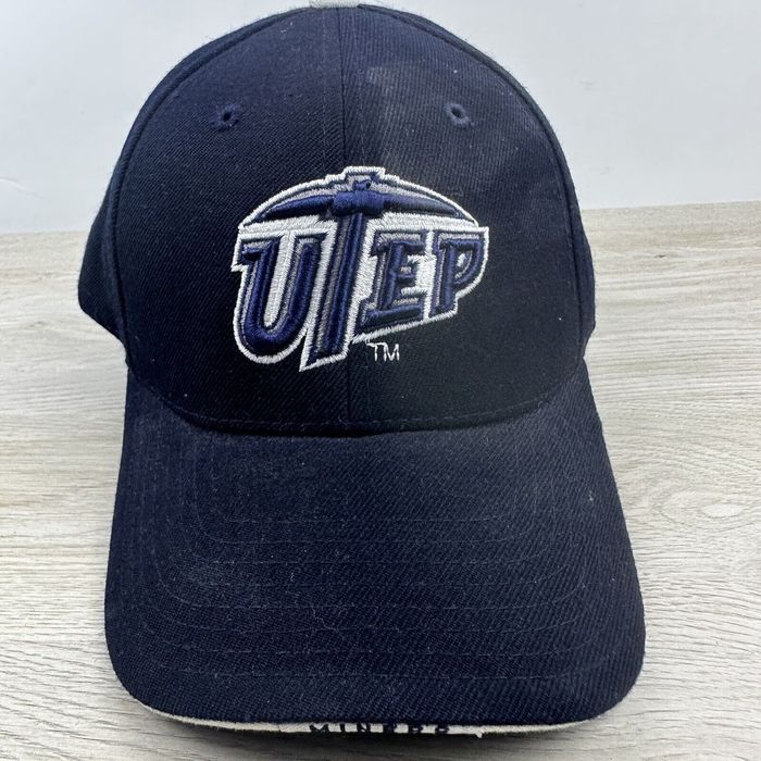 Colosseum Athletics UTEP Miners Hat Blue Hat NCAA Adult Size Adjustable ...