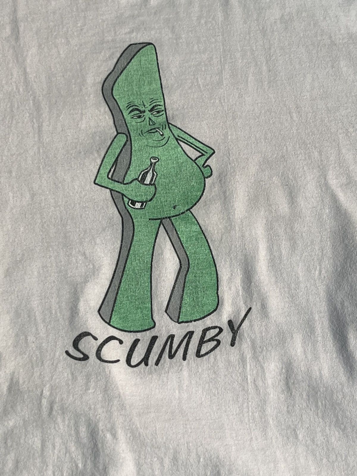 Tee × Vintage Vintage Scumby Gumby Funny Ironic Tee Shirt | Grailed