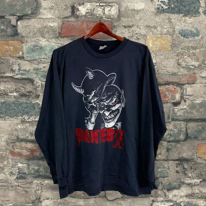 Vintage Vintage Pantera Band Shirt 101 Proof Concert Faded Black 90s ...