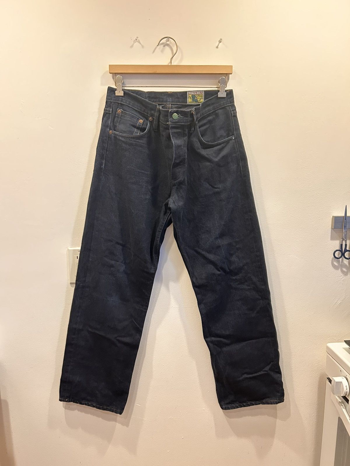 Left Field Nyc Left Field Dark Blue Smokestacks Raw Denim | Grailed
