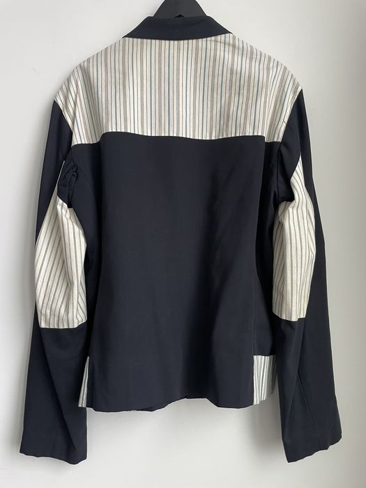 Yohji Yamamoto Pour Homme SS 1993 Wool Gabardine Contrast Paneling Blazer | Grailed