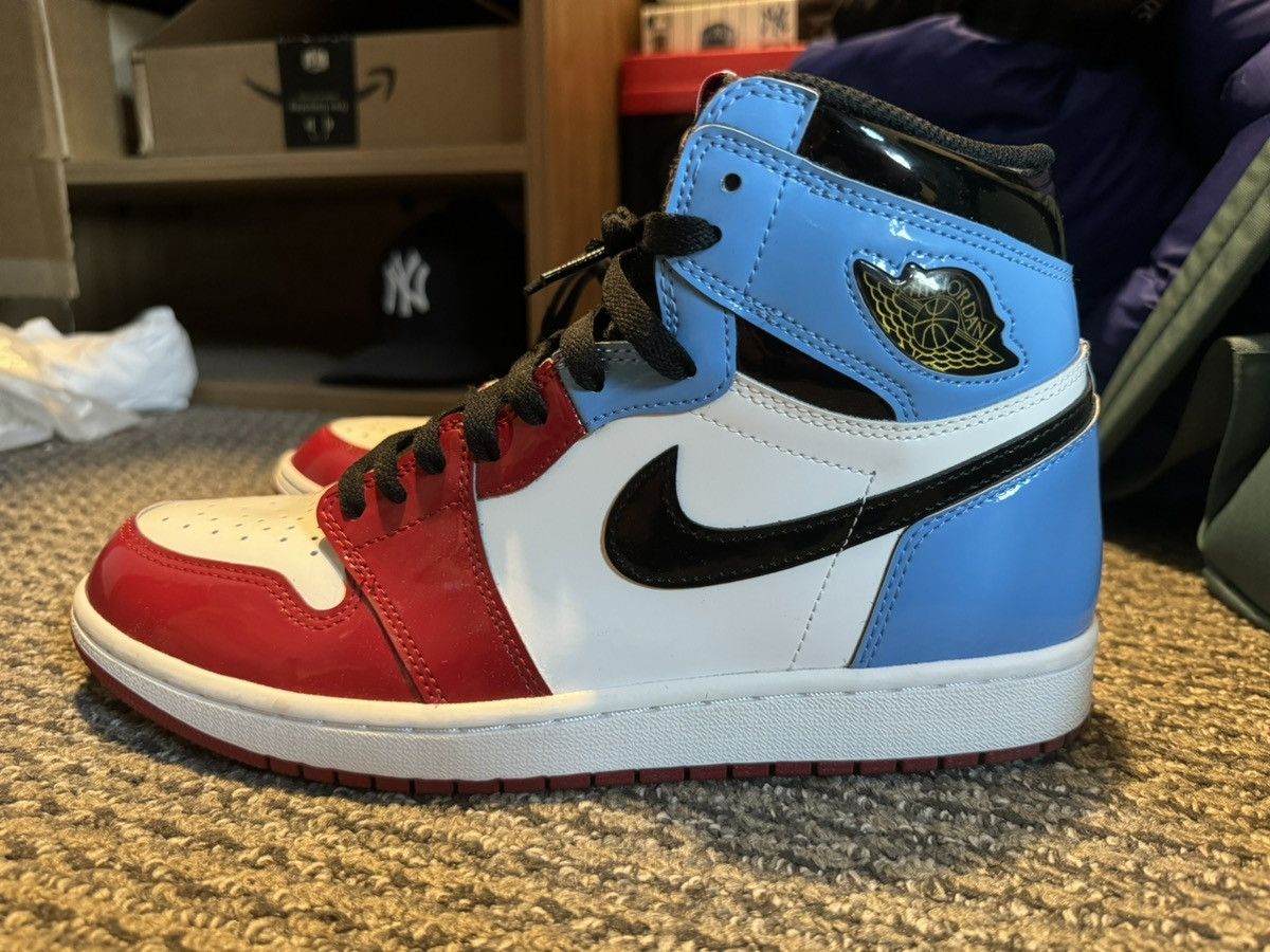 Nike Jordan 1 Retro High OG Fearless UNC Chicago | Grailed