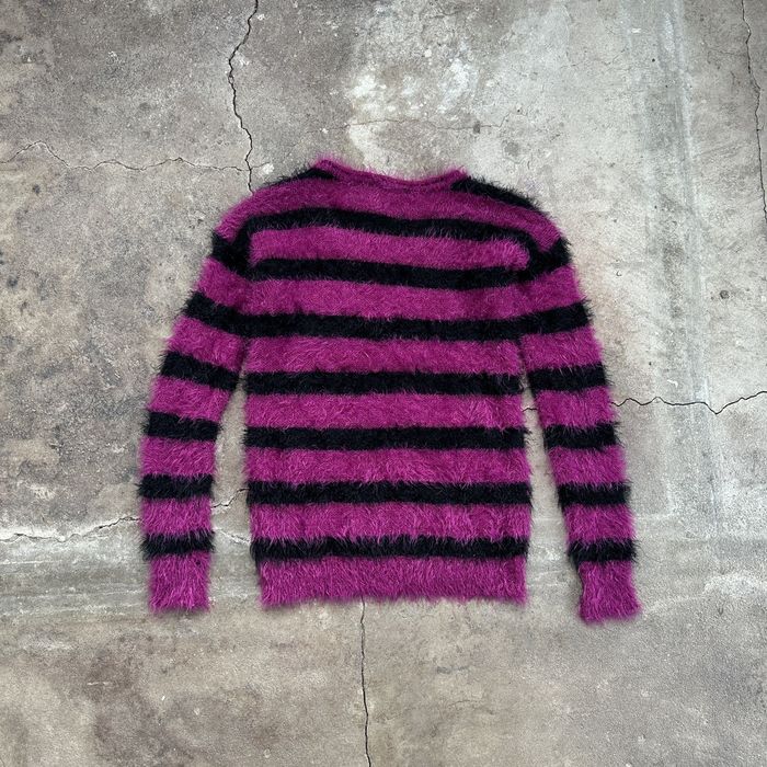 If Six Was Nine Y2K Influence Emo Fuzzy Teddy Grass Sweater | Grailed