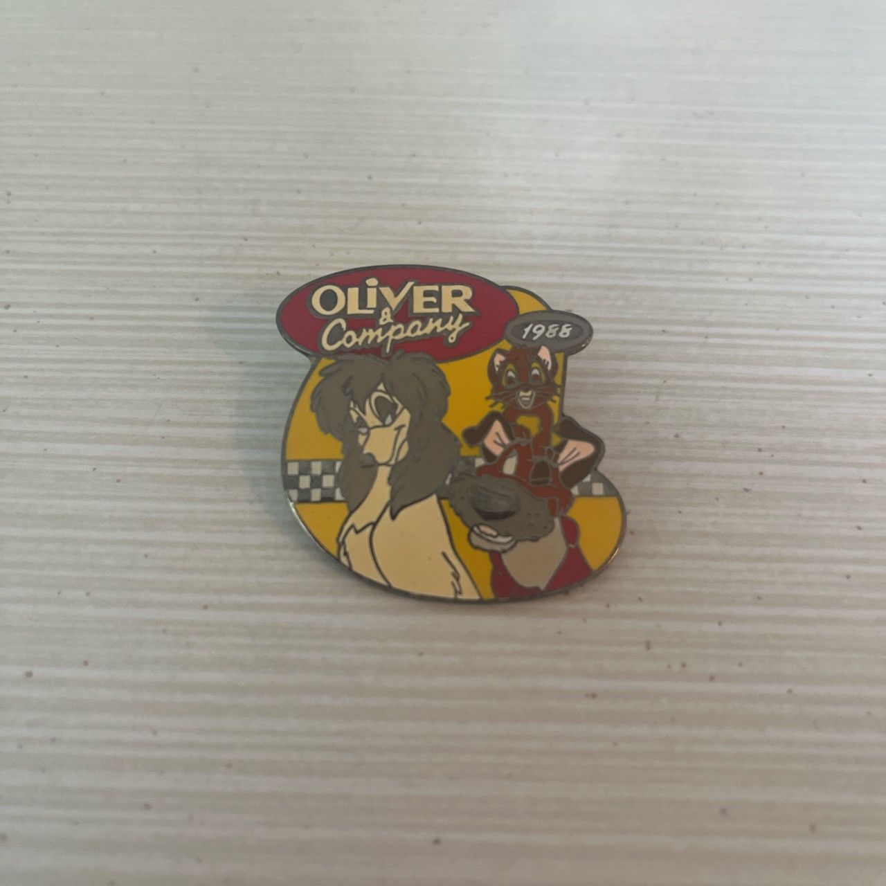 Disney Disney Oliver & Company 1988 Trading Enamel Pin | Grailed