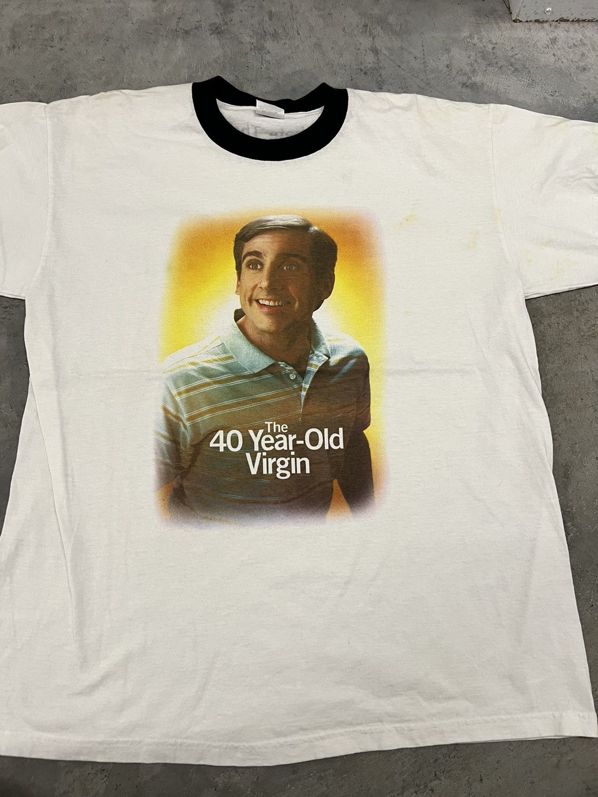 Vintage Vintage 40 year old virgin movie promo tee | Grailed