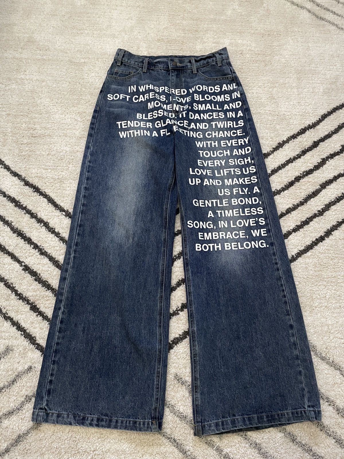 Junya Watanabe × Streetwear × Supreme ihatestars poem jeans | Grailed