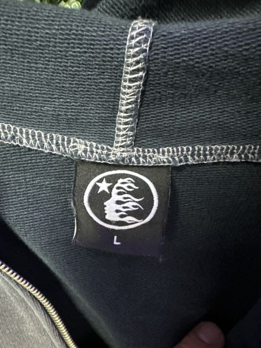 HELLSTAR Hellstar cropped zip up hoodie | Grailed