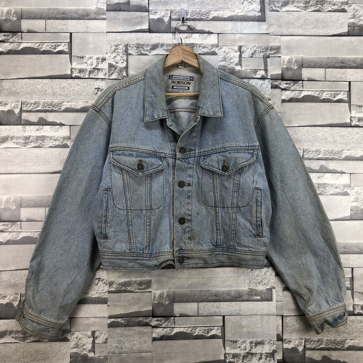 Denim Jacket × Japanese Brand × Vintage Vintage Bobson Denim Jacket ...