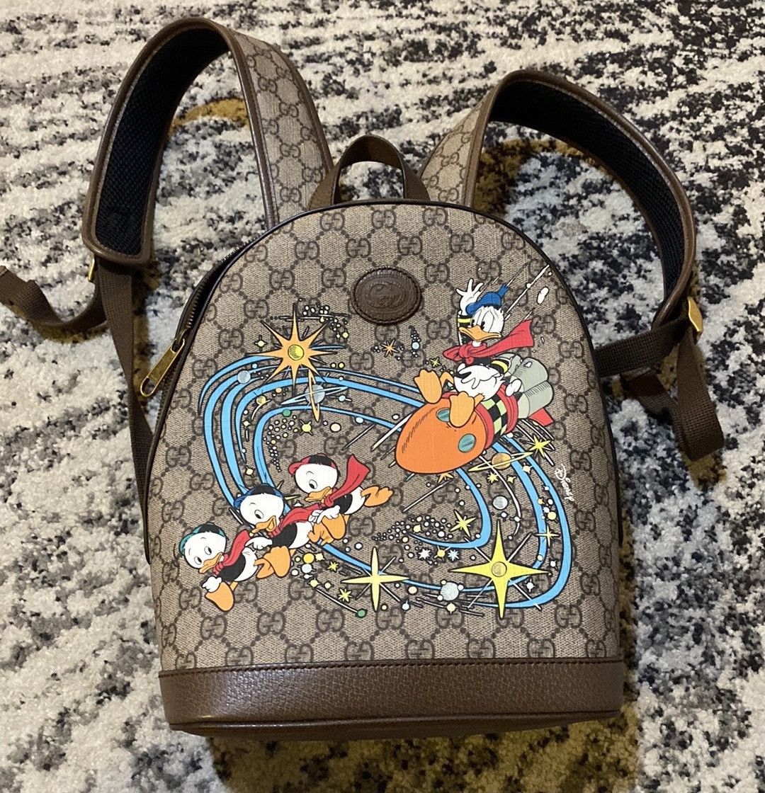 Disney × Gucci Gucci x Disney Donald Duck Backpack | Grailed