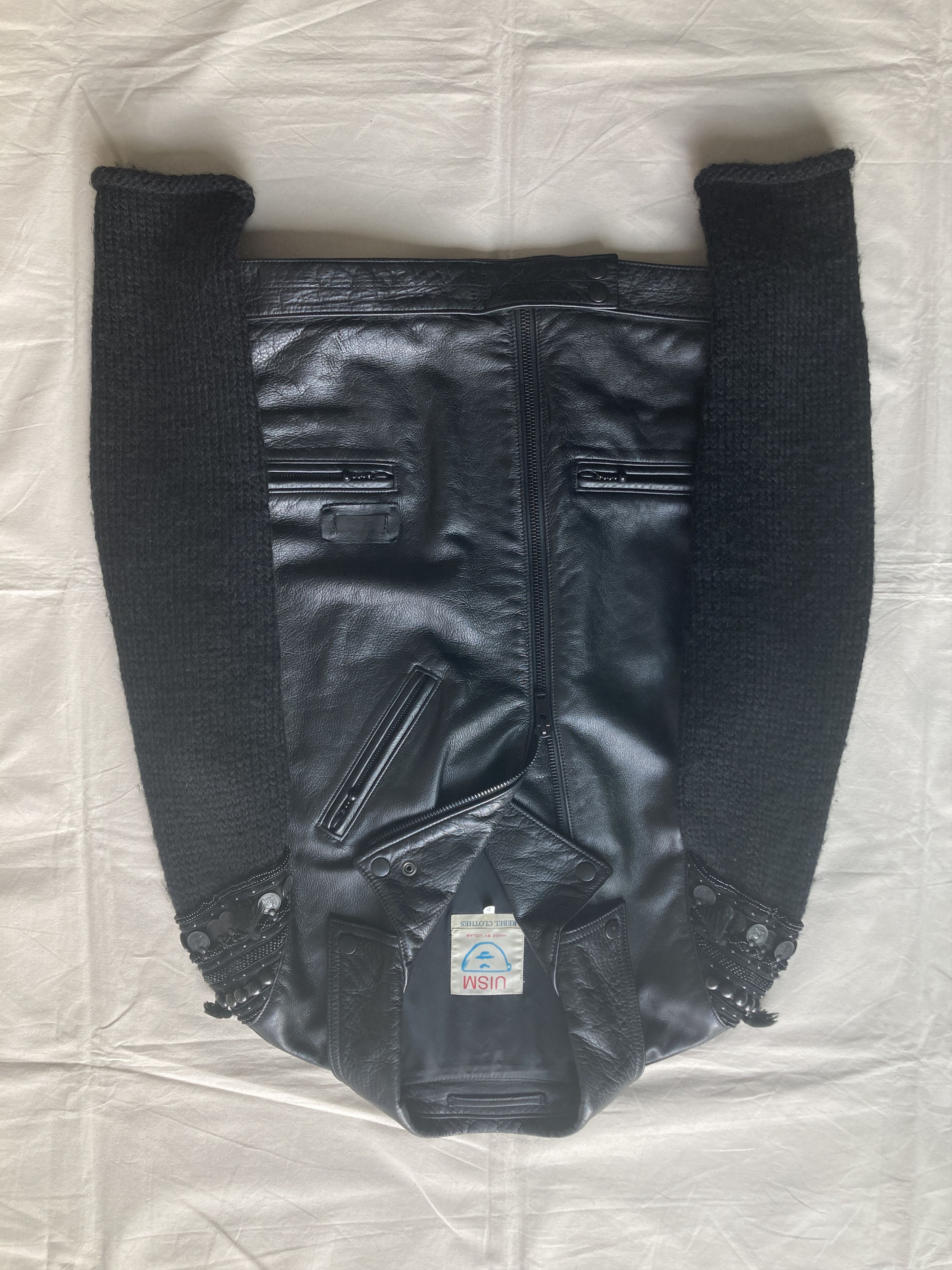 Undercover FW09 Ethnic Rider Leather Jacket Black | Grailed