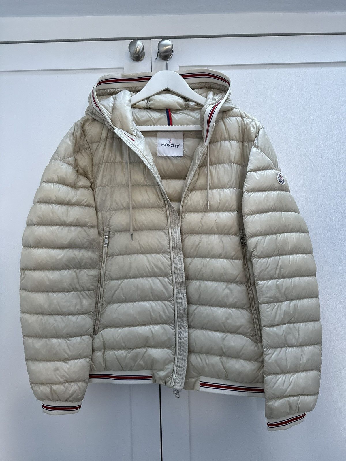 Moncler Moncler light down jacket with hood | Grailed