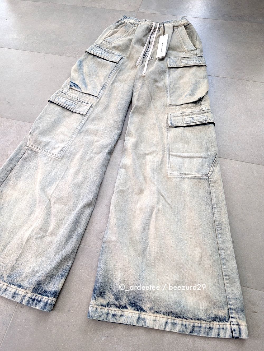 Rick Owens Drkshdw *NEW* FW24 SAMPLE SKY DOUBLE CARGO BELAS | Grailed