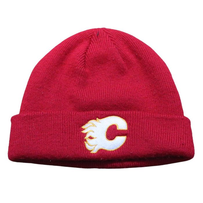 Vintage Vintage 90's Calgary Flames winter toque hat | Grailed