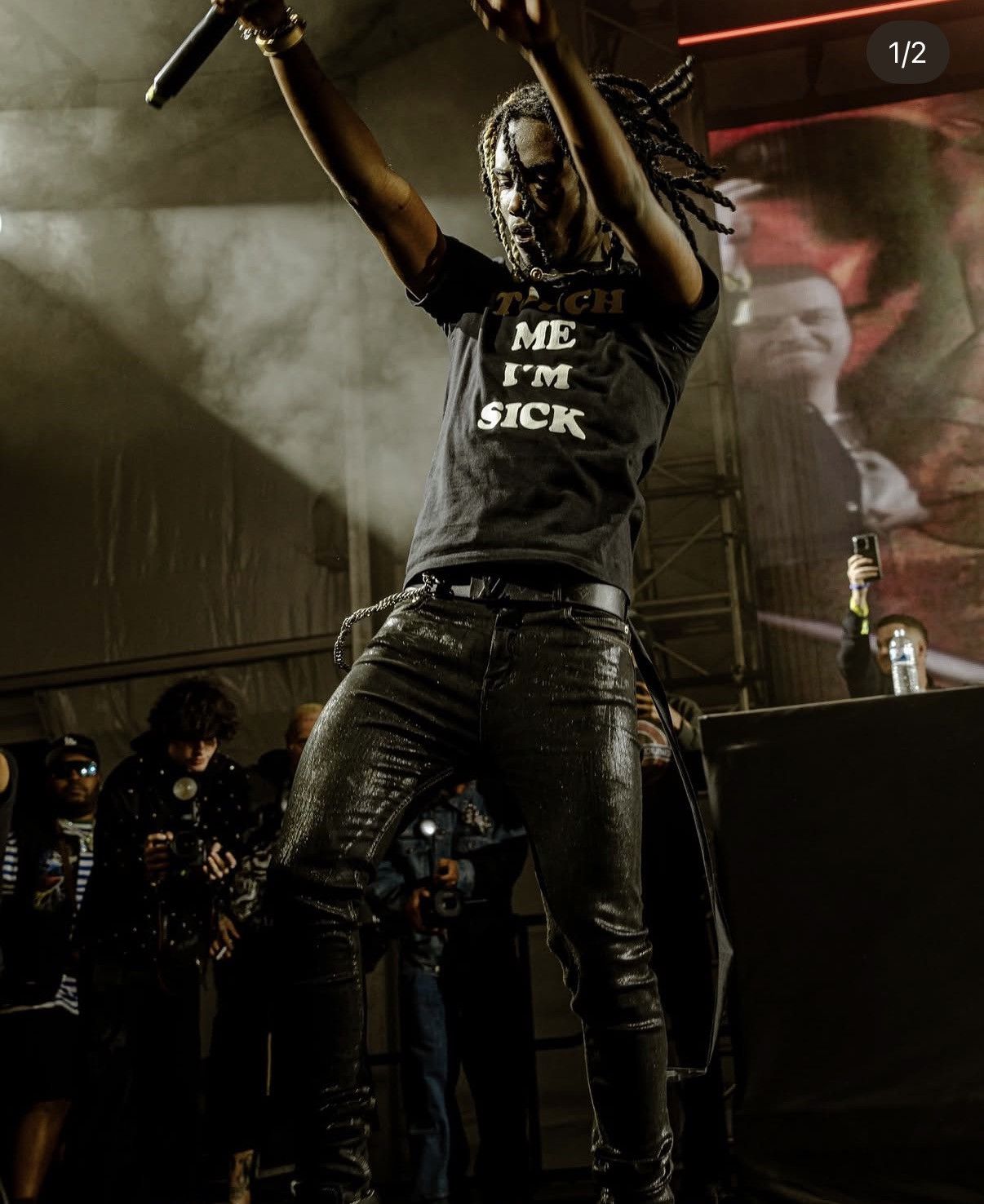 Number (N)ine Number nine TOUCH ME I'M SICK tee stk size 4 osamason ...